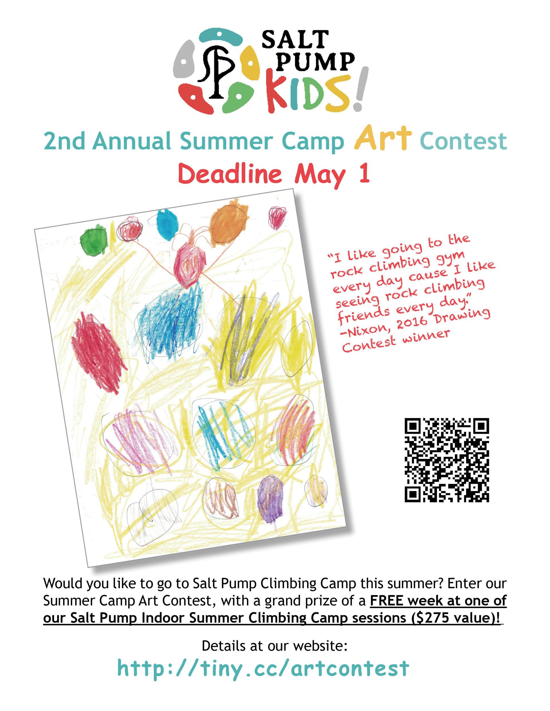 2nd Annual Art Contest, Win a Free Week of Summer Camp - Salt Pump ...